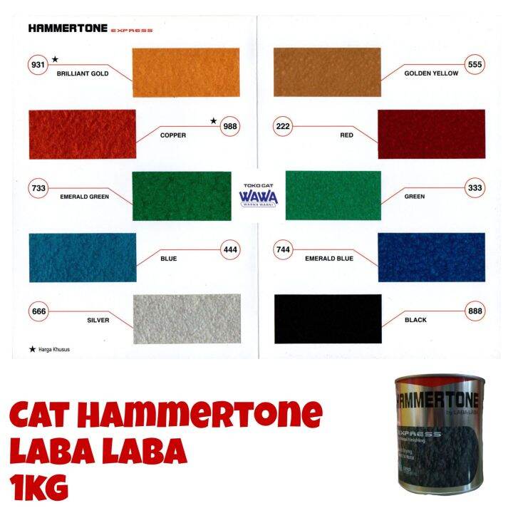 cat sintetik Hammertone Laba laba besi kayu anti karat | Lazada Indonesia