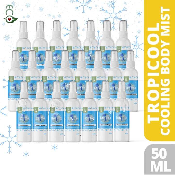 Eco Love SUNKISSED CITRUS BLOOM Tropicool Body Mist Cooling Mist Aircon ...