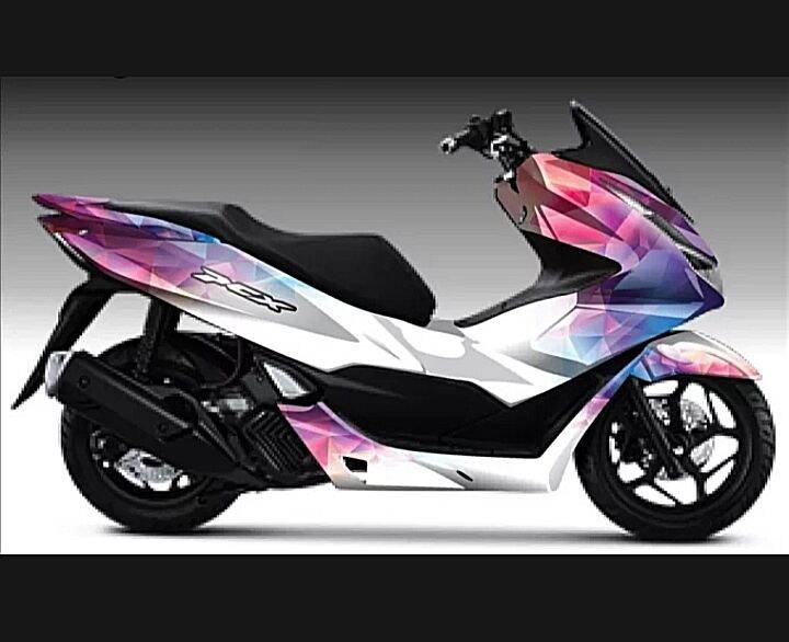 STIKER VARIASI HONDA NEW PCX 160 DECAL FULL BODY # VARIASI HONDA PCX ...