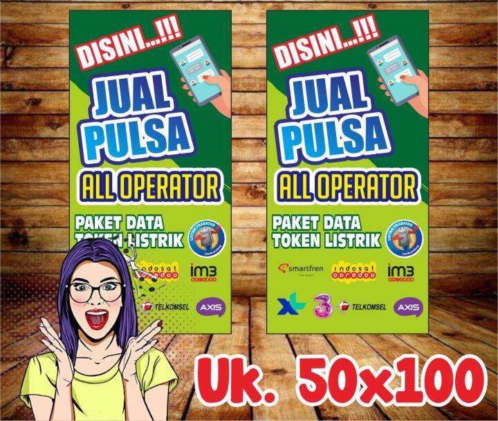 cetak spanduk uk 50x1m (beli 1 gratis 1) | Lazada Indonesia