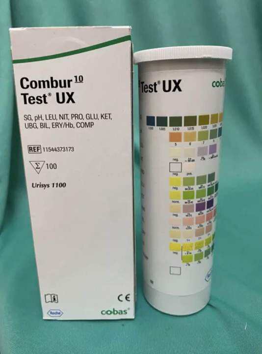 Roche Combur Test 10 Test 100 strips exp 31 Jan 2024 | Lazada