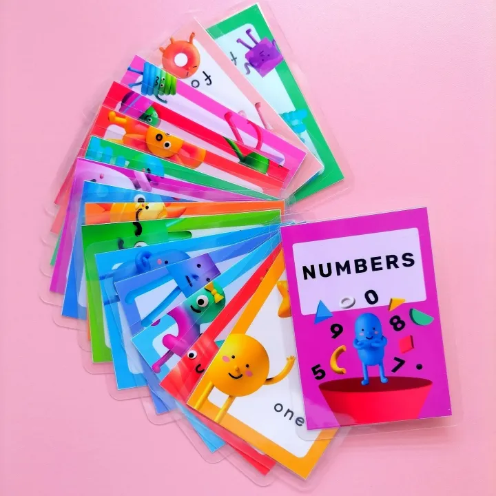 (16pcs) COUNTING NUMBERS 1-15 Flashcards for kids, Laminated Flash ...