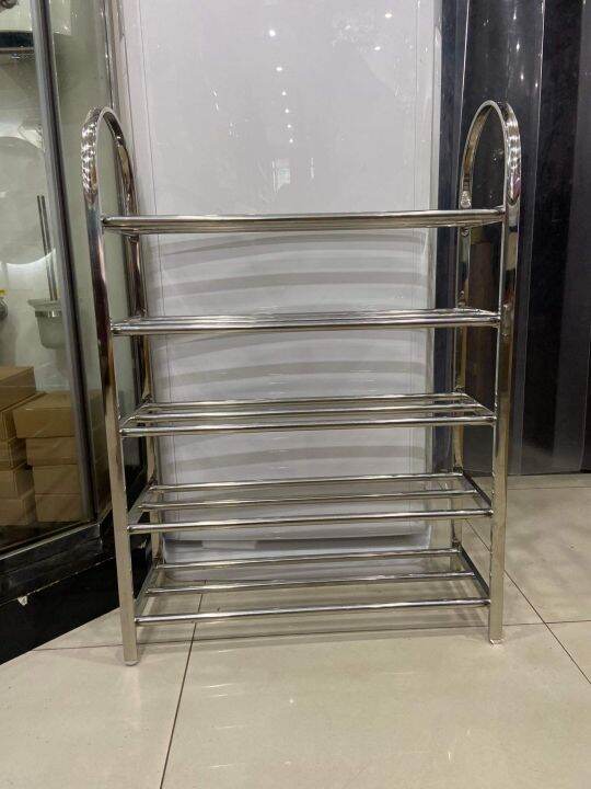 STAINLESS SHOE RACK 3 LAYER UP TO 7 LAYER HEAVY DUTY | Lazada PH