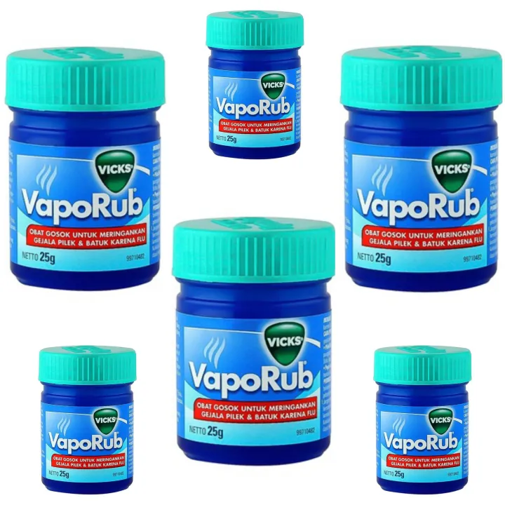 Vicks Vaporub Obat Gosok Untuk Meringankan Gejala Pilek Dan Batuk 25 gr ...