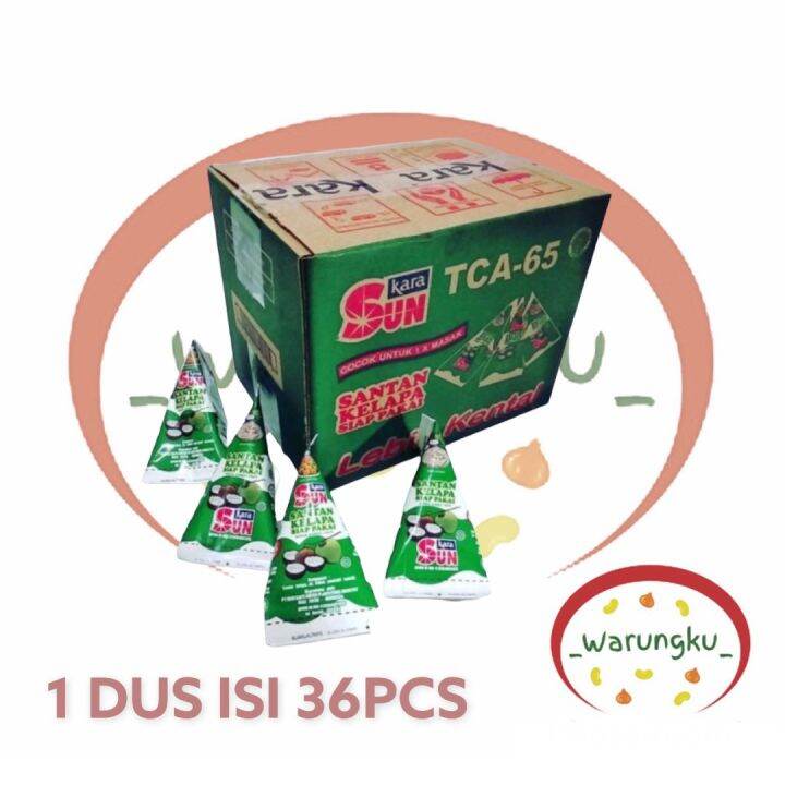 [GROSIR] SunKara Segitiga TCA 1 DUS ISI 36pcs x 65ml Sun Kara Santan Cair Kelapa | Lazada Indonesia