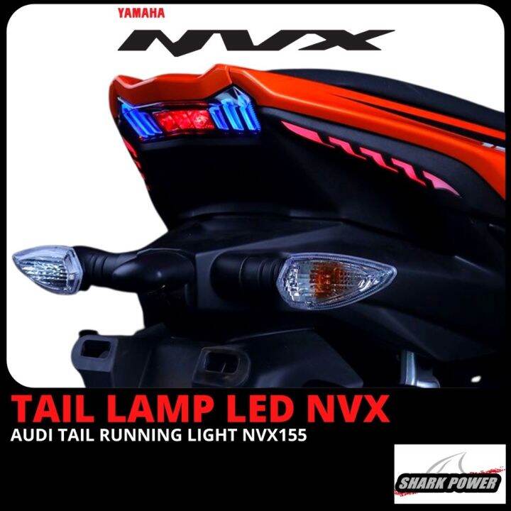YAMAHA NVX V2 / NVX NEW 2022 TAIL LAMP LED 7 COLOUR IN 1 / PILOT LIGHT ...