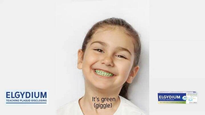 Elgydium Plaque-Disclosing Teaching Toothpaste 50ML Made in France | Lazada