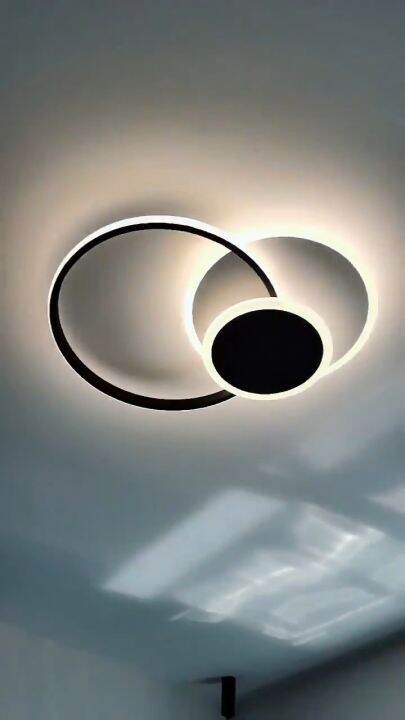 Nordic Chandelier Ceiling Light Ultra-Thin Modern Ceiling Light Center ...