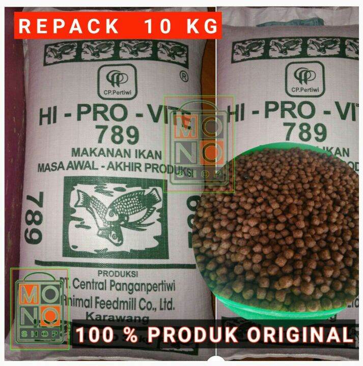 HI PRO VITE 789 REPACK 10 KG, PAKAN IKAN INDUK TERAPUNG | Lazada Indonesia