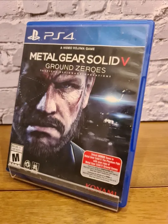 แผ่นเกม Playstation4 (ps4) เกม Metal Gear solid Ground zero ใช้กับเครื่อง PlayStation 4 ได้ทุก ...