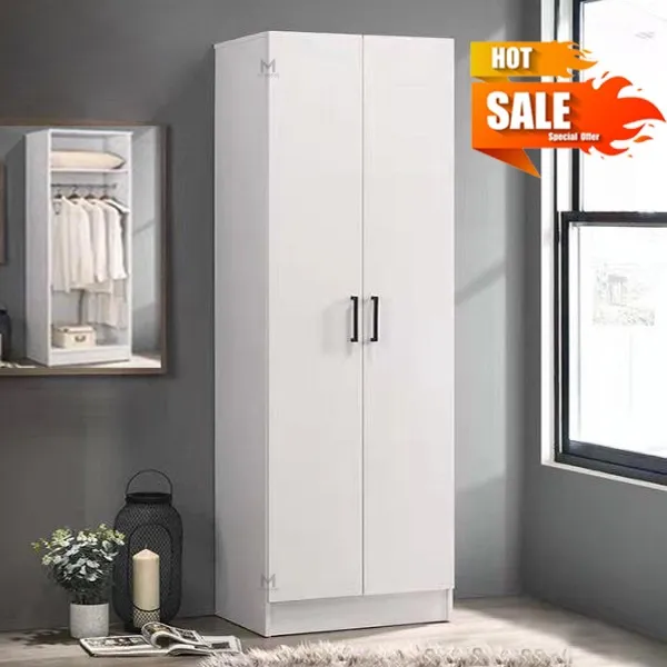 M Furniture Concept , 2 Door Wadrobe ,Ready Stock Almari Baju Putih ...