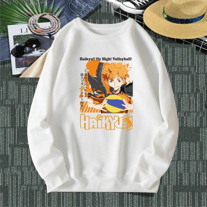 Sweater Anime Haikyuu Shoyo Hinata Crewneck Jaket Anime Haikyuu ...