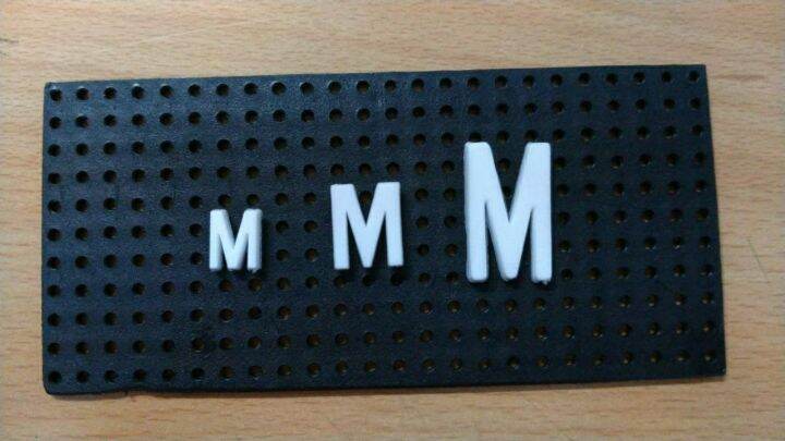 Huruf Angka Papan Moviboard 3/4 inch (2 Cm) | Lazada Indonesia