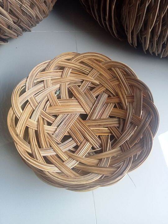 Piring anyaman lidi isi10-20pcs | Lazada Indonesia