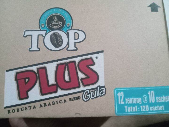 1Dus Kopi Top Plus Gula isi 12 renteng | Lazada Indonesia