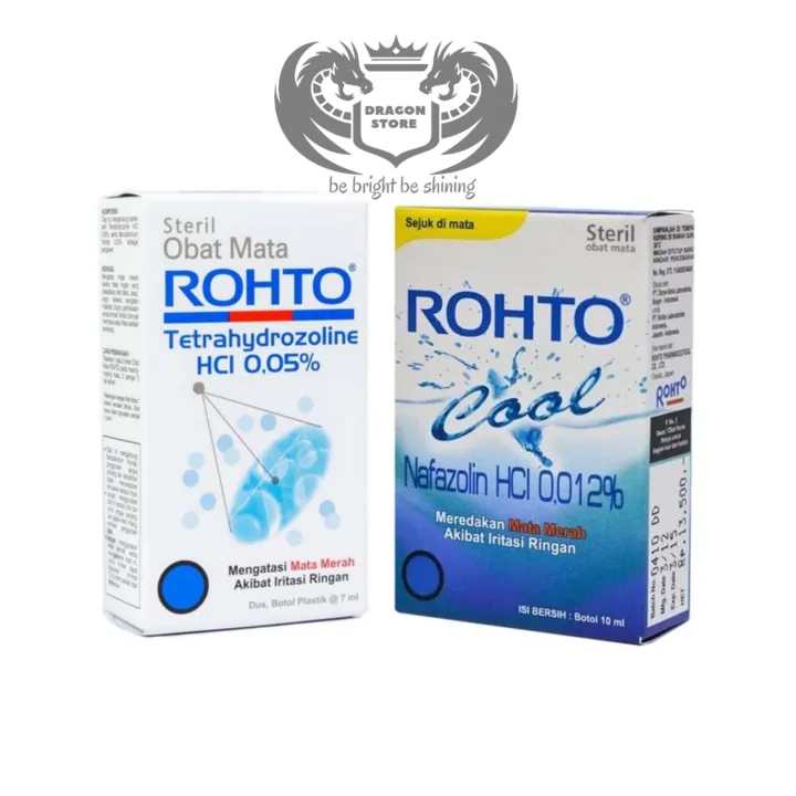 Rohto Obat Tetes Mata 7mL (Cool / Steril) Mata Merah / Mata Iritasi ...