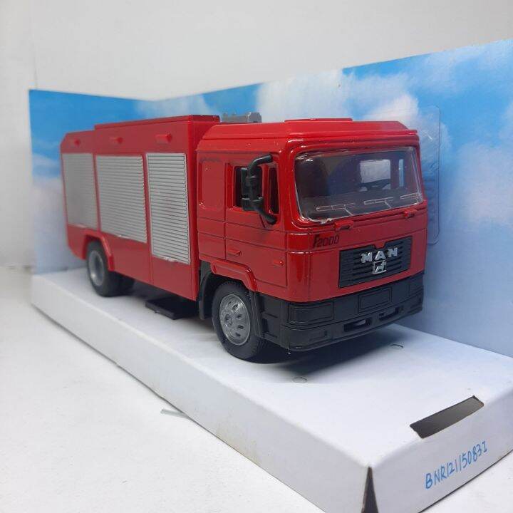 Diecast Truck Fire Engine MAN F2000 - Miniatur Truk Pemadam Kebakaran ...