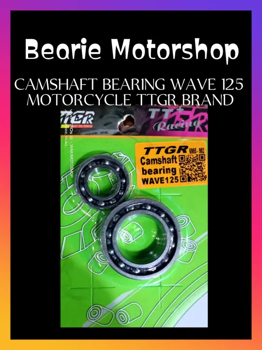[BEARIE MOTORSHOP] Cam Shaft Bearing Wave 125 Motorcycle TTGR Brand ...