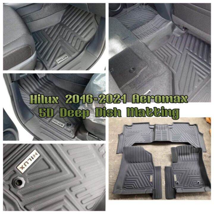 Toyota Hilux 2016-2022 Conquest/Revo Aeromax 5D Deep Dish Matting ...