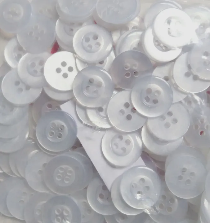 kancing baju bening ukuran 15mm isi 44pcs | Lazada Indonesia