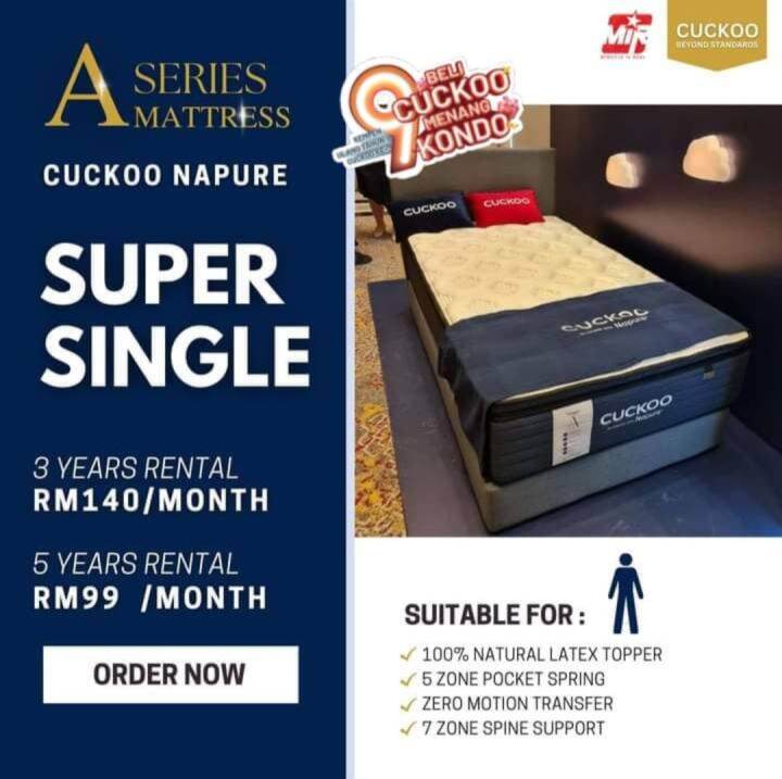 CUCKOO A SERIES MATTRESS SUPER SINGLE | Lazada