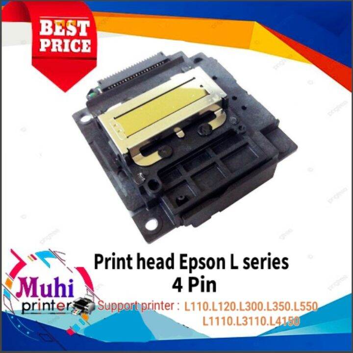 Print head Epson L110 L120 L210 L220 L360 | 4 Pin Original copotan dari ...