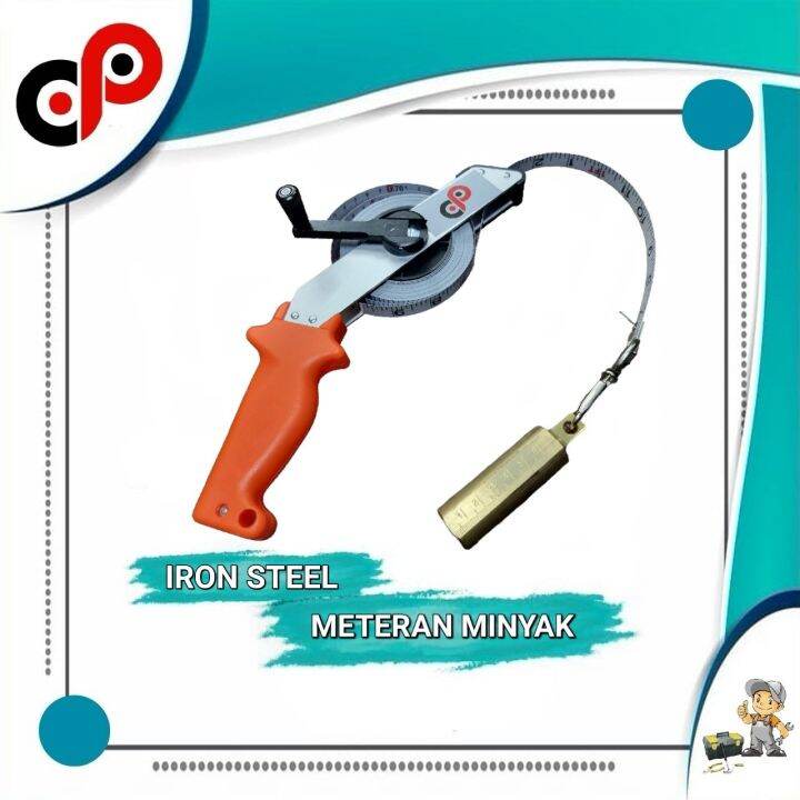 Meteran Minyak / Oil Dept Meter / Sounding Tape (10M, 15M, 20M ...