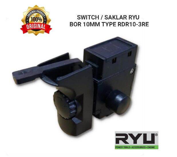 Switch Saklar Bor 10mm Bolak Balik RYU RDR10-3RE / Skakel On Off Mesin ...
