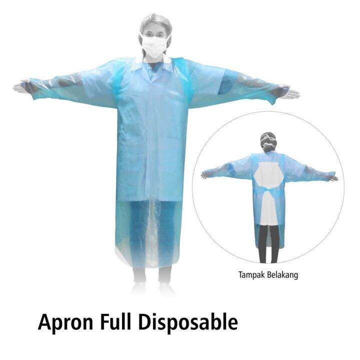 APRON LENGAN PANJANG isi 10 | Lazada Indonesia