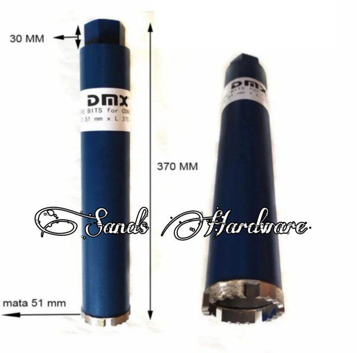 Mata koring DMX 2" 51mm coring bor beton diamond core drill 2 inch ...