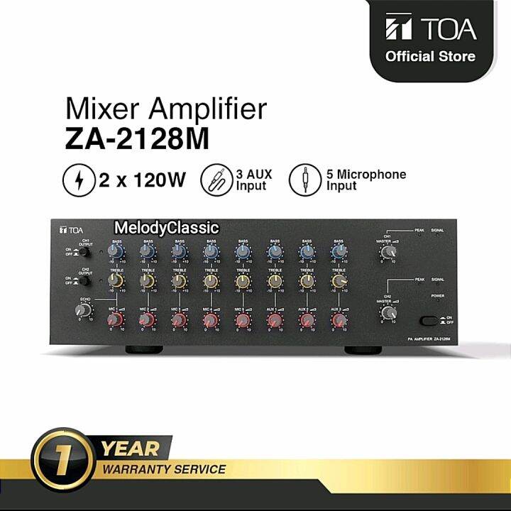 Power Amplifier Mixer TOA ZA 2128M 2x120watt Original | Lazada Indonesia