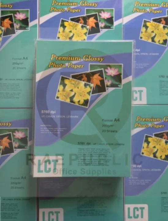 LCT Premium Glossy Photo Paper | Lazada PH