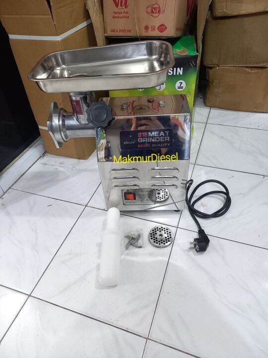 Mesin Giling Daging Stainless Listrik 12E | Lazada Indonesia