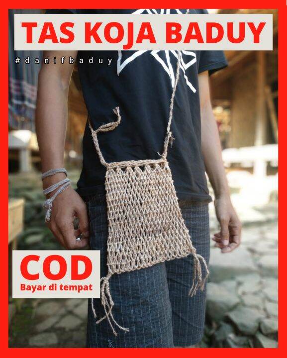 TAS KOJA BADUY ukuran dompet handphone tas dari serat kulit kayu ...