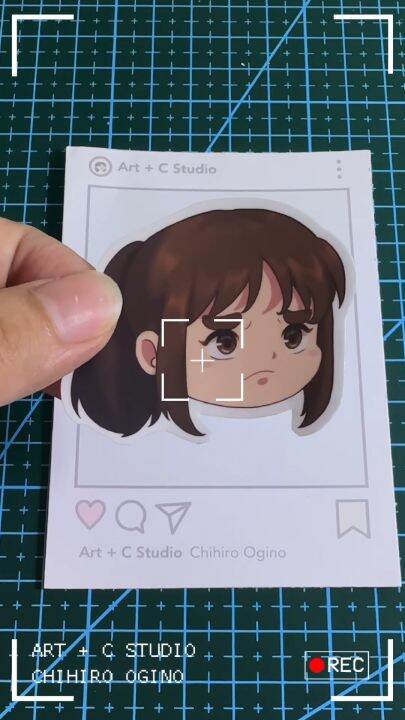 Studio Ghibli - Spirited Away [Chihiro Ogino #1] Matte Laminated Vinyl ...