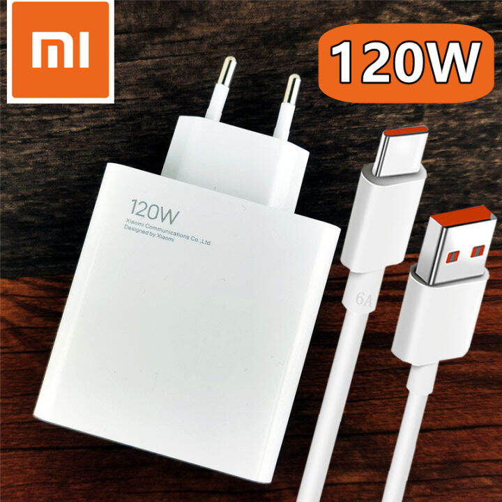 120W Hypercharge Xiaomi Fast Charger Turbo Charging Adapter Original 6A ...