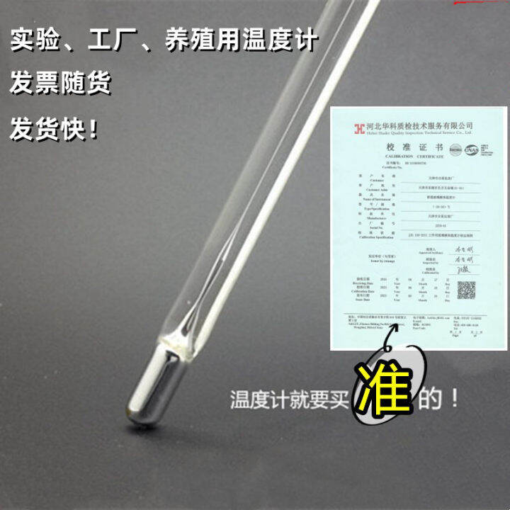 Glass Rod Precision Mercury Thermometer Industrial High Precision ...