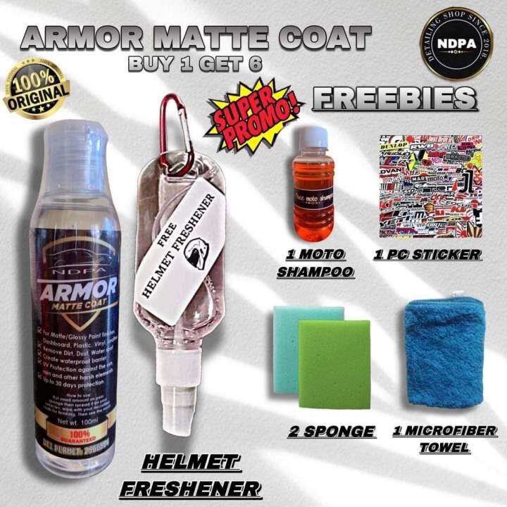 Armor Matte Coat and more freebies | Lazada PH