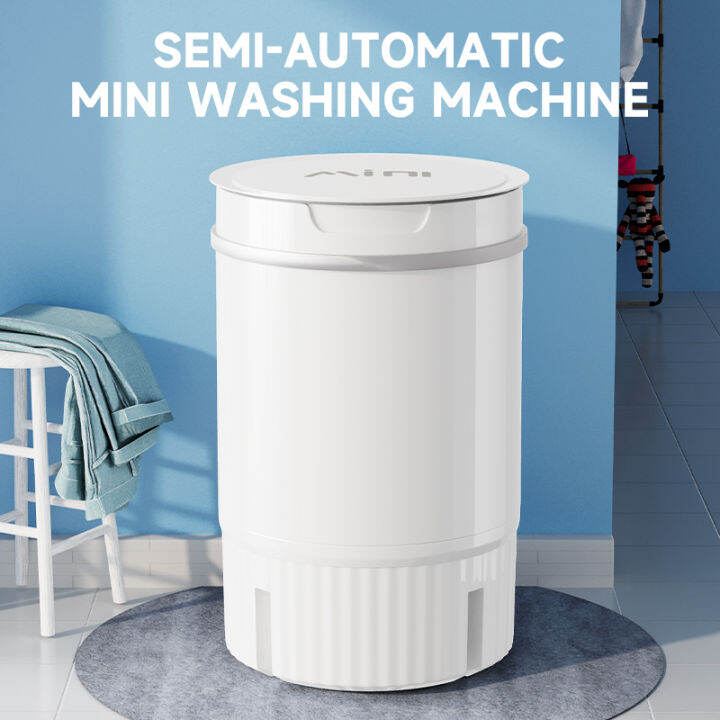 YOWXII 🔥Small Mini Washing Machine With Dryer Portable 4.5Kg Can Wash 4 ...
