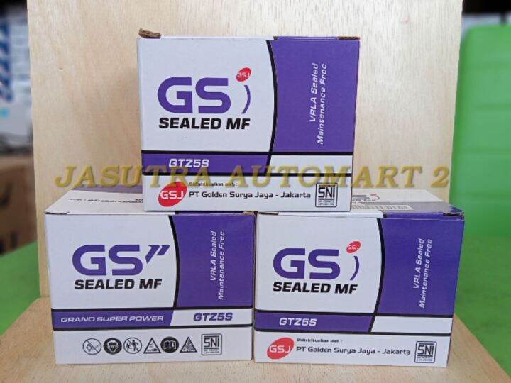 Aki Motor Honda MegaPro GS Grand Sonic GTZ5S | Lazada Indonesia