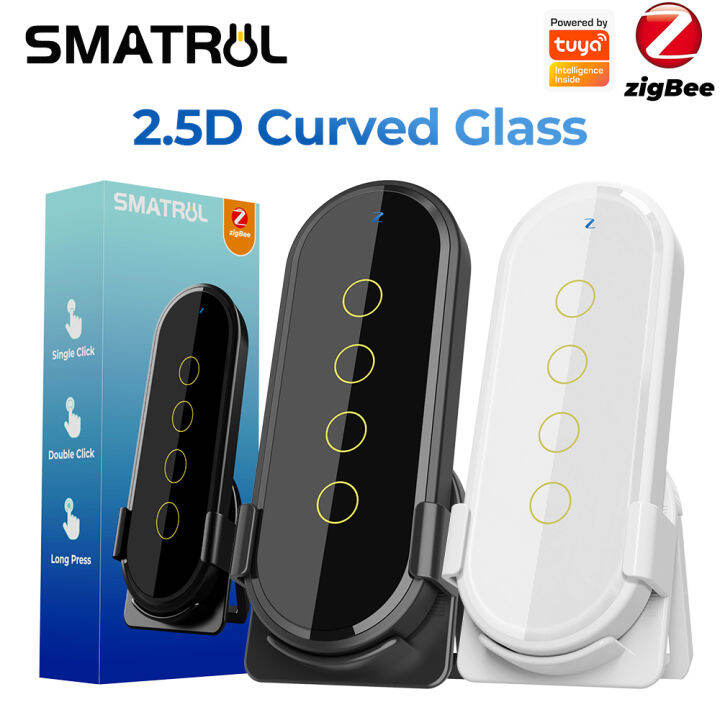 SMATRUL Tuya / Smart Life APP ZigBee Wireless Smart Home Scene Switch ... SMATRUL Tuya / Smart Life APP ZigBee Wireless Smart Home Scene Switch ...