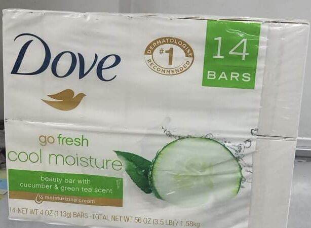 Dove Go Fresh Cool Moisture Beauty Bar With Cucumber And Green Tea