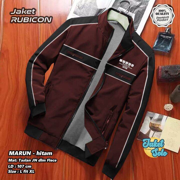 jaket rubicon/ jaket original /jaket cowok/ jaket taslan/ jaket tebal ...