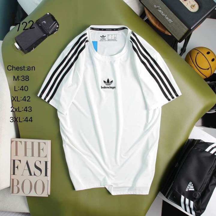 เสือกีฬาผ้าชาย คอกลม แขนสั้น AD99 | Lazada.co.th