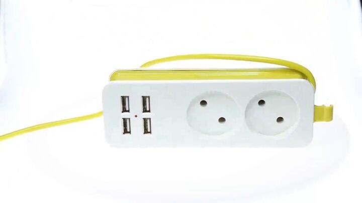 Stop Kontak Traveling 2 Lubang Saklar + 4 Port USB – Colokan Listrik ...