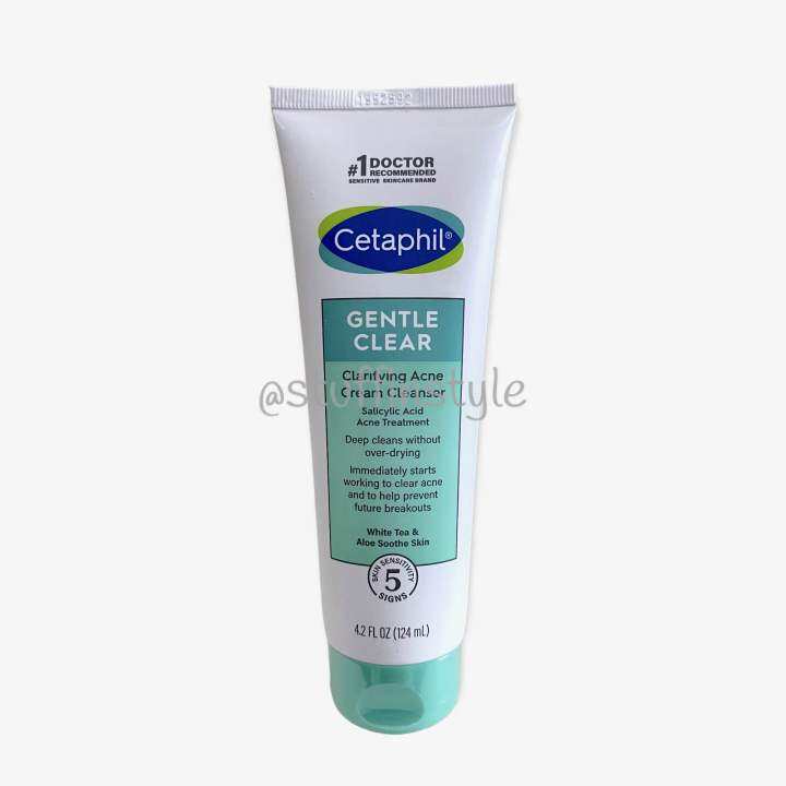 Cetaphil Gentle Clear Clarifying Acne Cream Cleanser 124ml | Lazada PH
