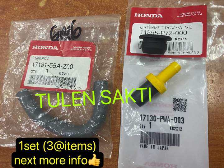 ORIGINAL HONDA CITY GM6 JAZZ GK (2014-2019) PCV VALVE & PCV HOSE ...