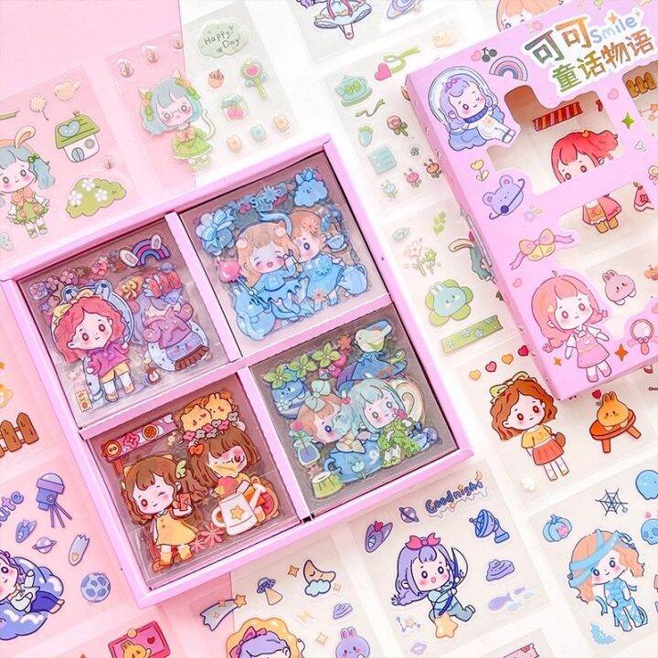 Sticker Gemoy / Sticker Waterproof Sticker Momo Dapat Box Isi 100 ...