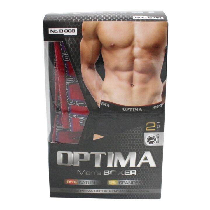 Optima Boxer No. B008 Isi 2 | Lazada Indonesia