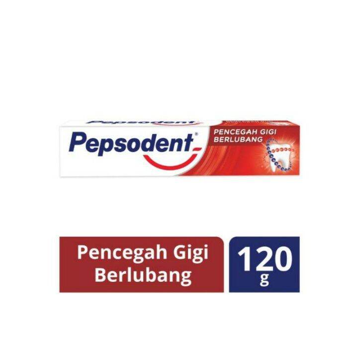 PEPSODENT PASTA GIGI CEGAH BERLUBANG 120GR | Lazada Indonesia